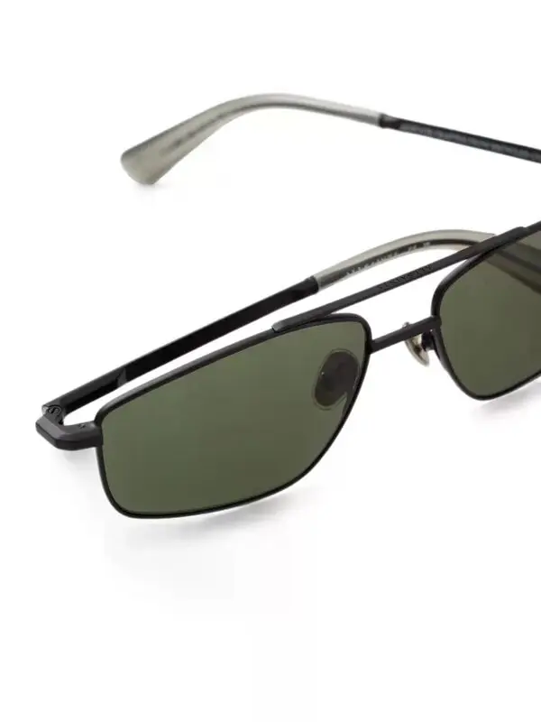 ALLSAINTS Geometric Frame Double Bridge Sunglasses