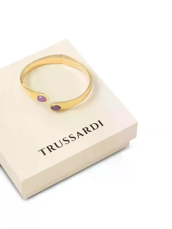 TRUSSARDI Stone-embellished Cuff Bracelet