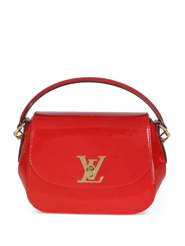LOUIS VUITTON Monogram Vernis Pasadena Bag - Red