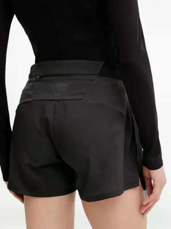 DYNAFIT Logo Print Perforated Running Shorts