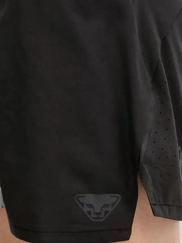 DYNAFIT Logo Print Perforated Running Shorts