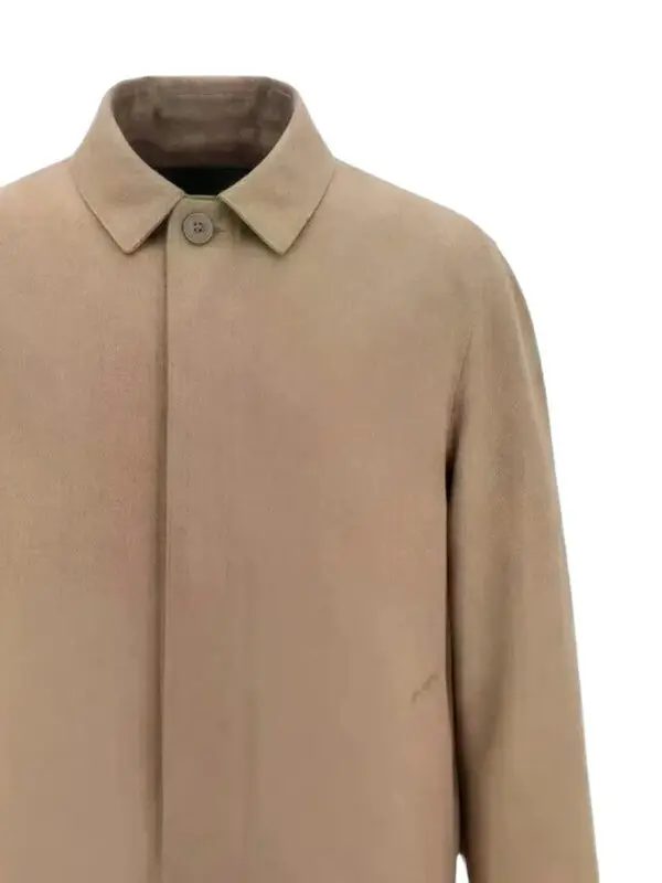 Herno Single-breasted Cotton Coat