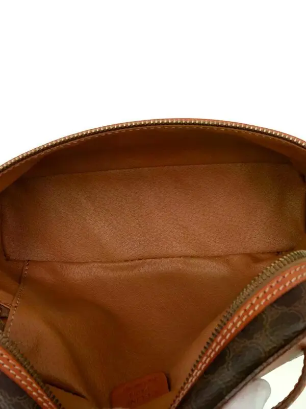 Celine Macadam Coated Canvas Vanity Bag - Brown