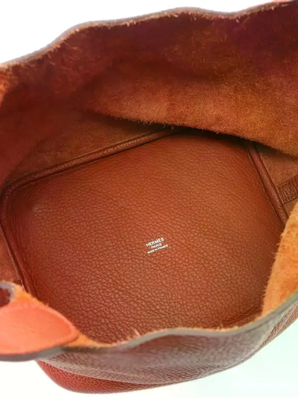 Hermès 2014 Clemence Picotin Lock 18 Handbag - Brown