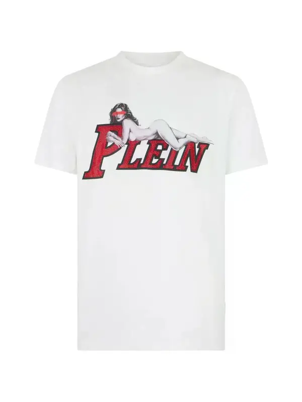 Philipp Plein Pin Up Jersey T-shirt - White