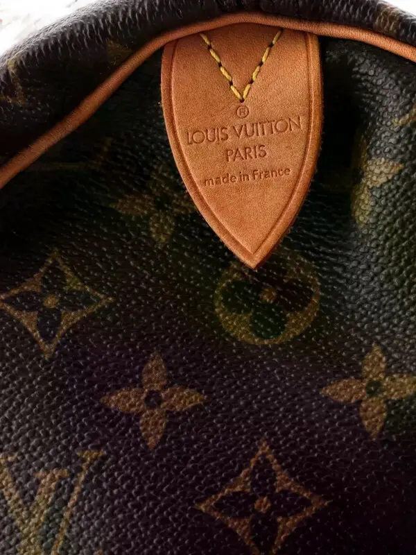 LOUIS VUITTON Speedy Satchel Handbag Monogram Canvas 35