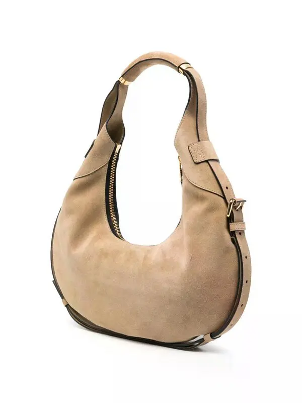 Moschino Crescent Shoulder Bag - Neutrals