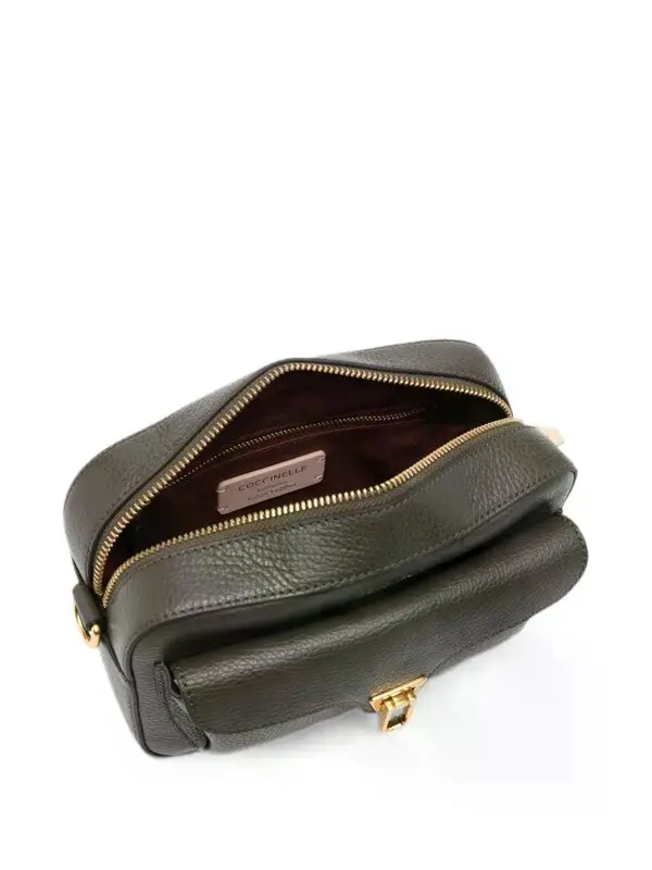 COCCINELLE Dark Leather Crossbody Bag