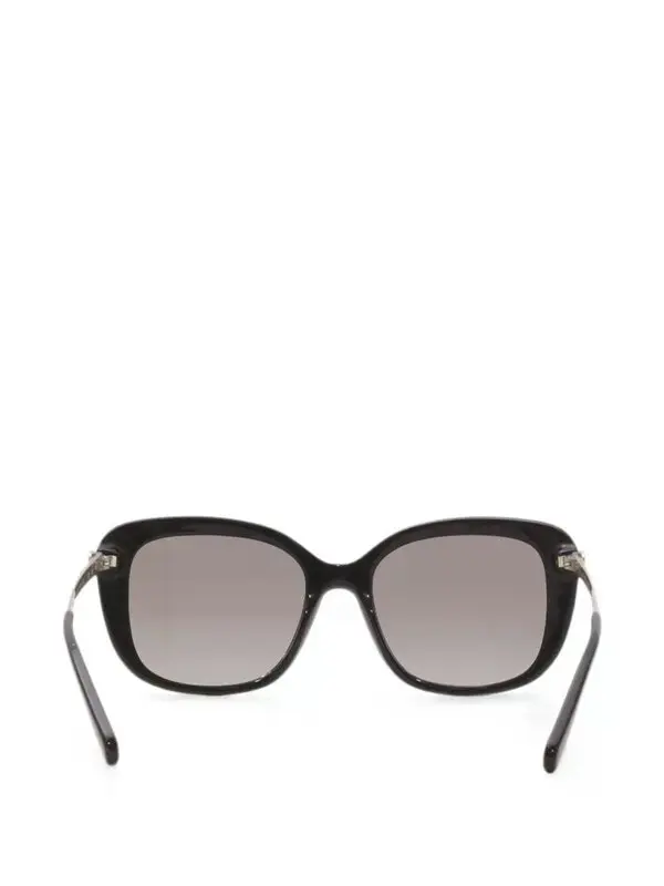 COACH Square Frame Logo Plaque Sunglasses