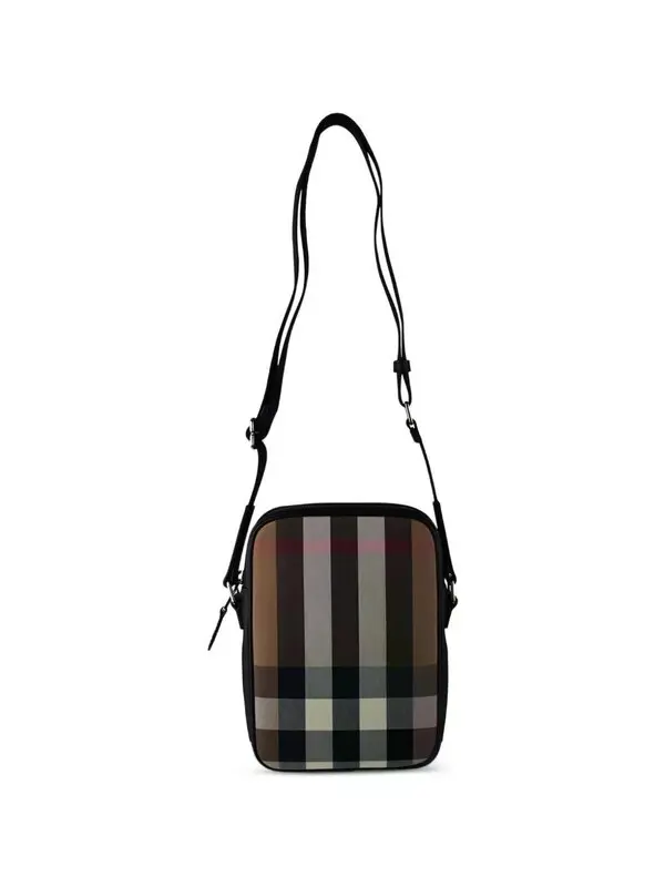 Burberry Check Pattern Messenger Bag