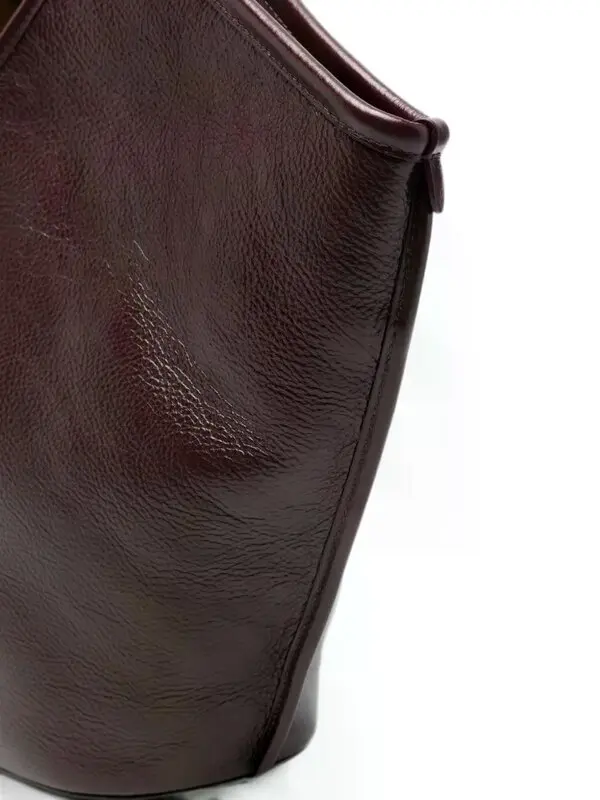Hereu Calella Leather Tote Bag - Red