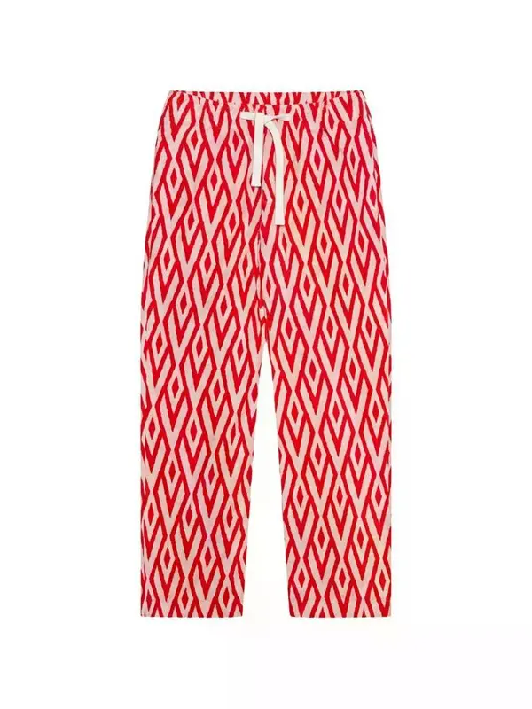 Orlebar Brown Hobie Cano Jacquard Trousers - Red