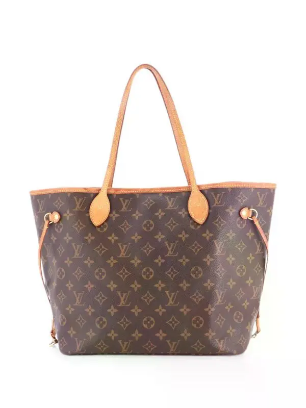 LOUIS VUITTON Monogram Canvas Mm Tote Bag - Brown