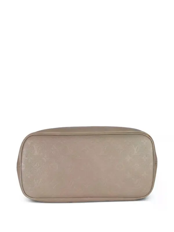 LOUIS VUITTON Giant Monogram Empreinte Neverfull Tote Bag - Grey