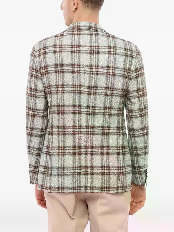 Corneliani Checked-pattern Single-breasted Blazer