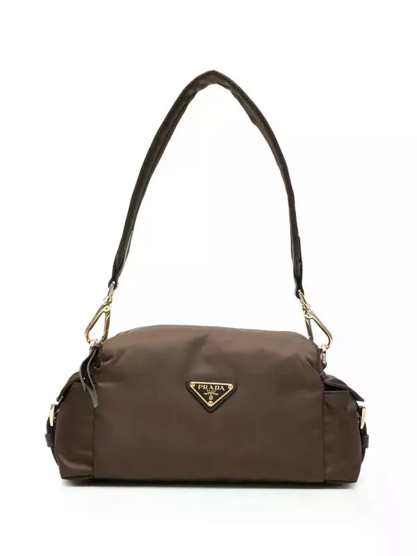 Prada Logo-plaque Tote Bag