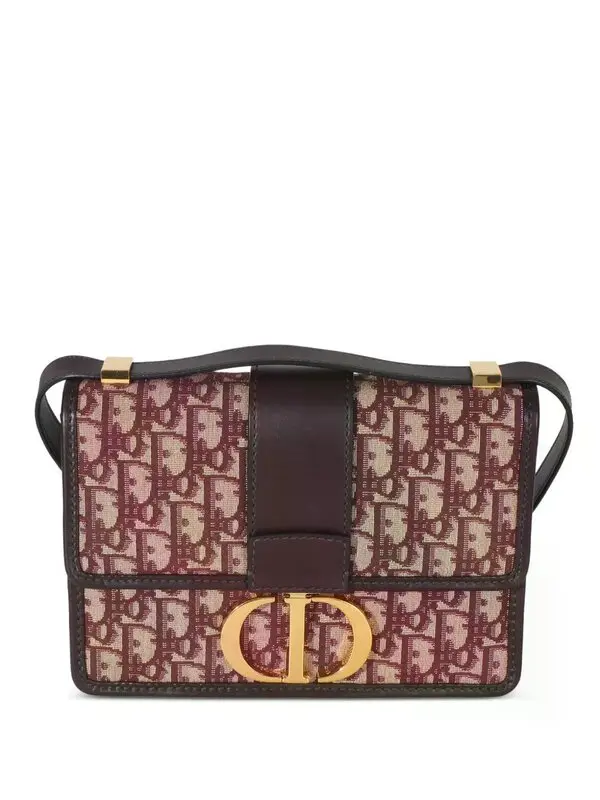 Dior 30 Montaigne Oblique Flap Bag - Red
