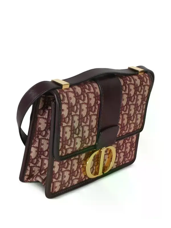 Dior 30 Montaigne Oblique Flap Bag - Red