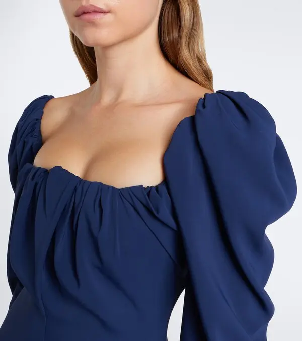 VIVIENNE WESTWOOD Gathered Crepe De Chine Gown