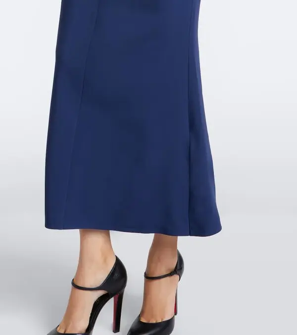 VIVIENNE WESTWOOD Gathered Crepe De Chine Gown