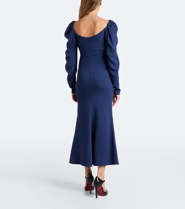 VIVIENNE WESTWOOD Gathered Crepe De Chine Gown