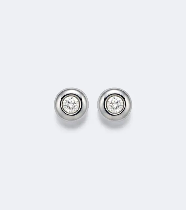 David Yurman Sterling Diamond Earrings - Silver