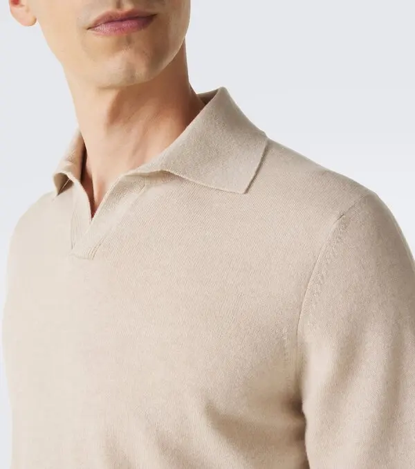 Brunello Cucinelli Cashmere Polo Sweater