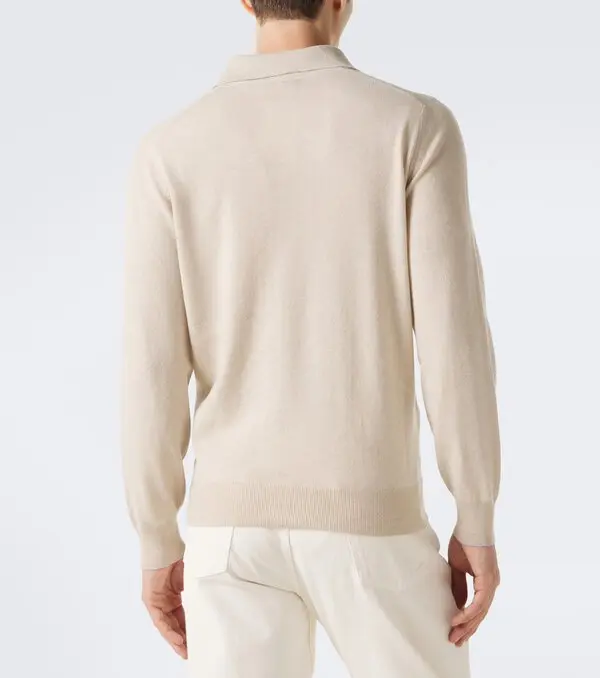 Brunello Cucinelli Cashmere Polo Sweater
