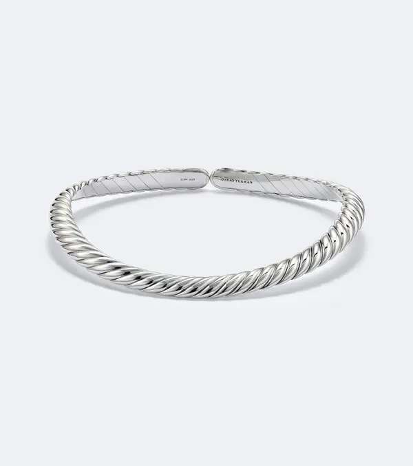 David Yurman Sculpted Cable Sterling Necklace - Silver