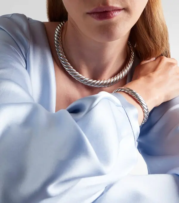David Yurman Sculpted Cable Sterling Necklace