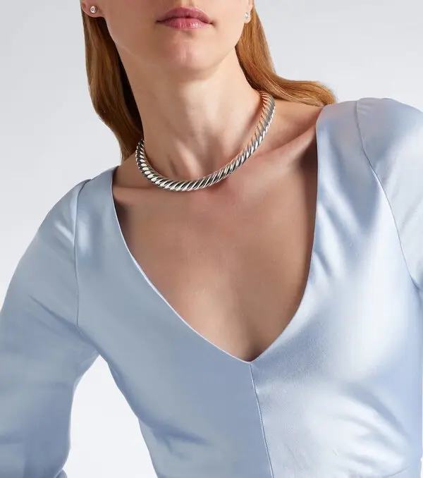 David Yurman Sculpted Cable Sterling Necklace