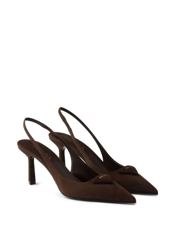 Prada Leather Slingback Pumps