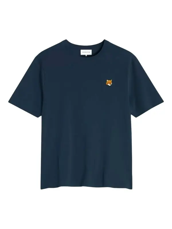 Maison Kitsuné Fox Head Cotton T-shirt - Blue