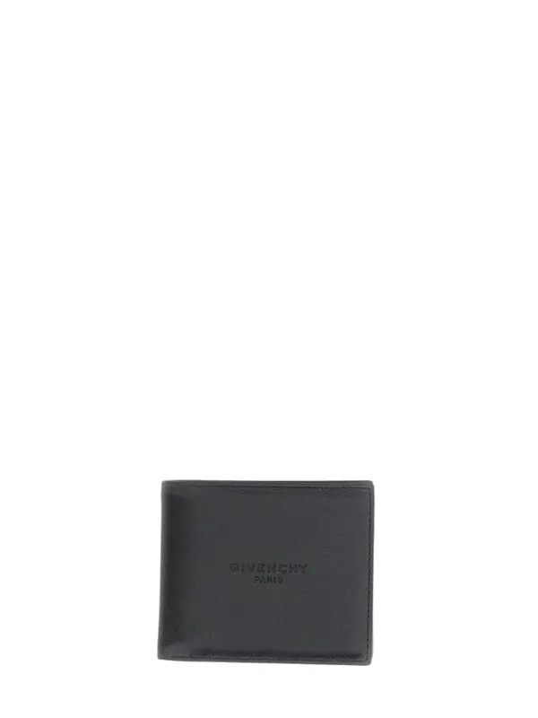 Givenchy Leather Bifold Wallet - Black