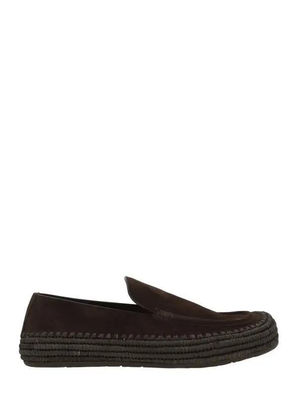 Loewe Rio Suede Loafer - Brown