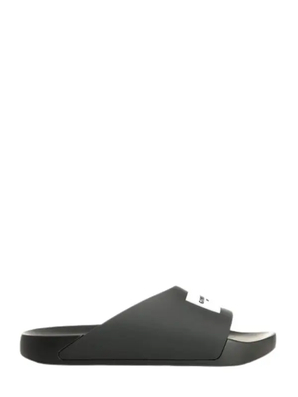 Givenchy Label Pool Slides - Black