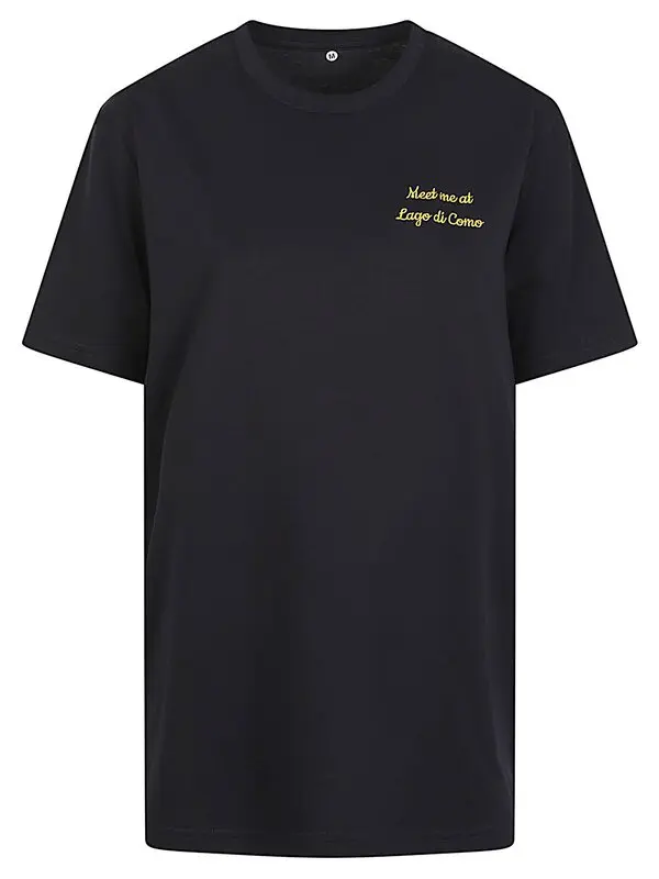 TESSABIT PRIVATE LABEL Meet Me At Lago Di Como T-shirt - Blue