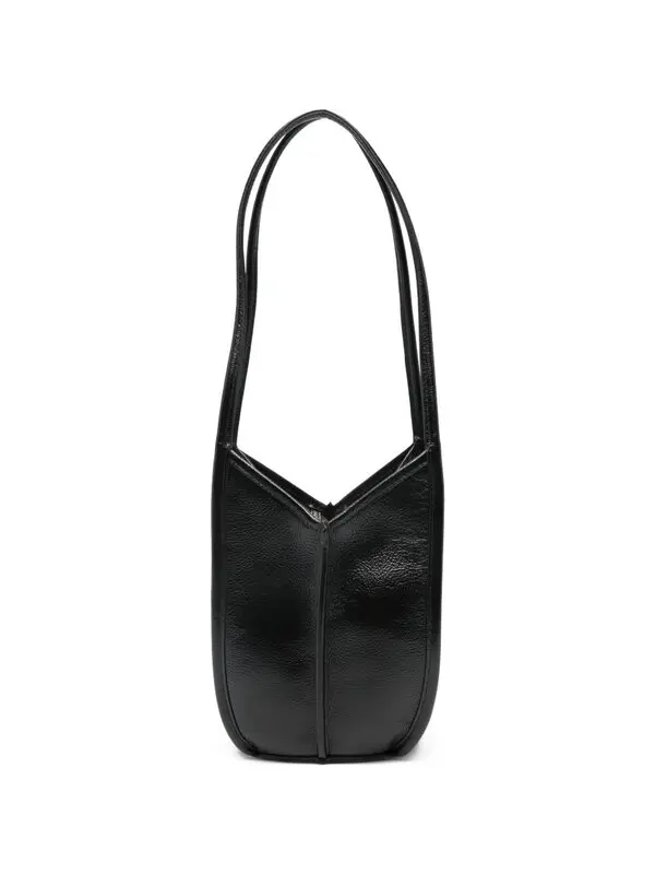 Hereu Calella Leather Bucket Bag - Black