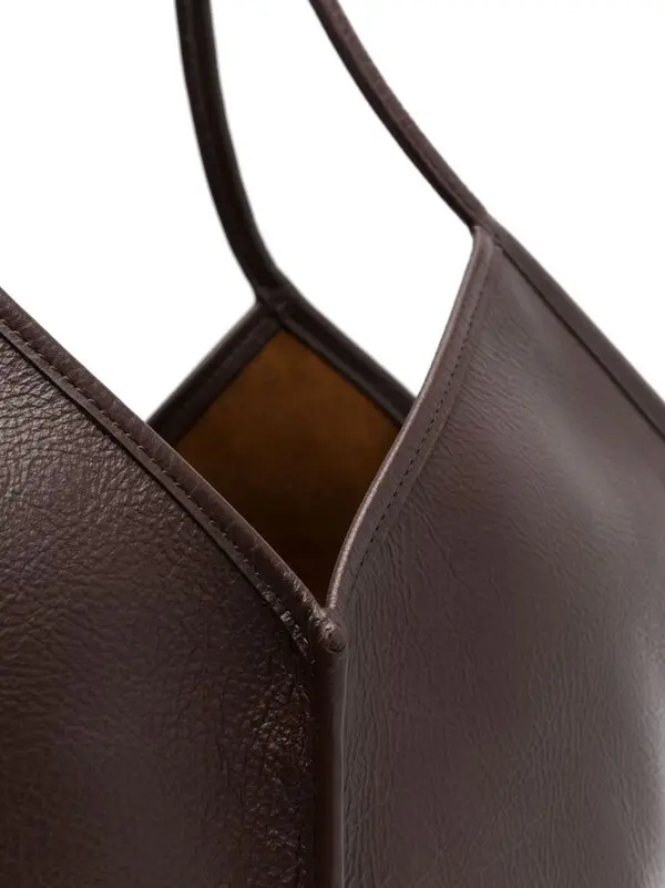 Hereu Calella Leather Tote Bag - Brown