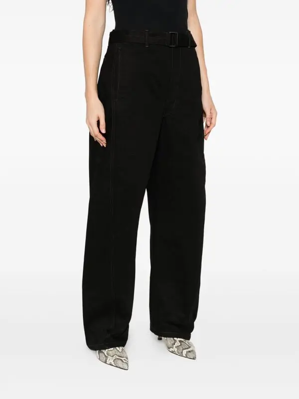 LEMAIRE Twisted Denim Cotton Jeans - Black
