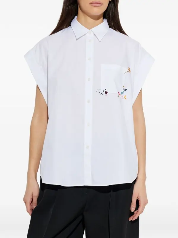 Paul Smith Embroidered Cotton Shirt