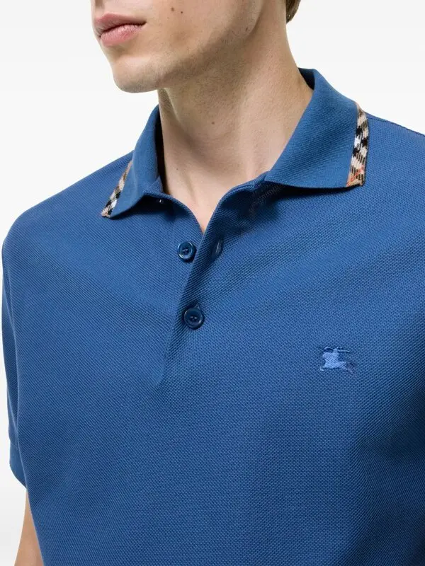 Burberry Logo Cotton Polo Shirt