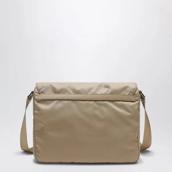 Prada Medium Crossbody Bag In Camel Re-nylon