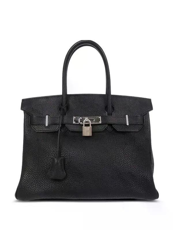 Hermès 2005 Togo Birkin 30 Tote Bag - Black