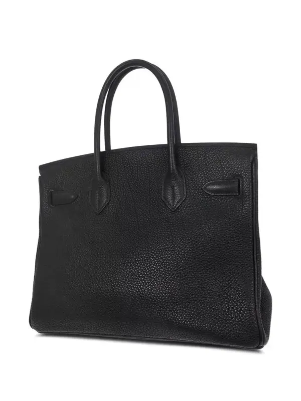 Hermès 2005 Togo Birkin 30 Tote Bag - Black