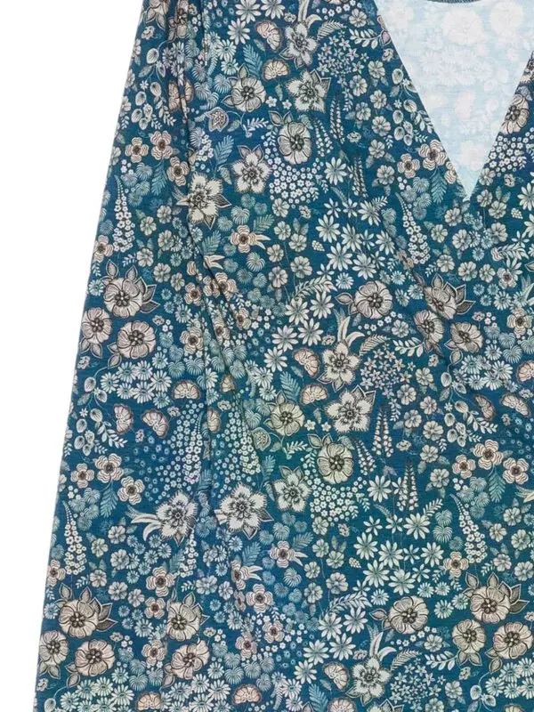 PIP STUDIO Floral-print Wrap Top