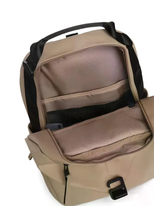 Rains Clip-front Logo-embossed Backpack