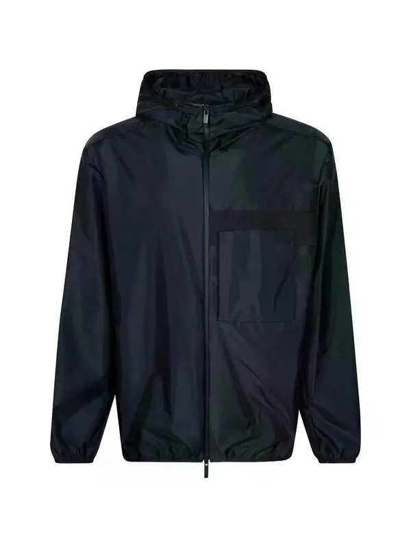 Moncler Fonteghi Logo-print Jacket - Blue