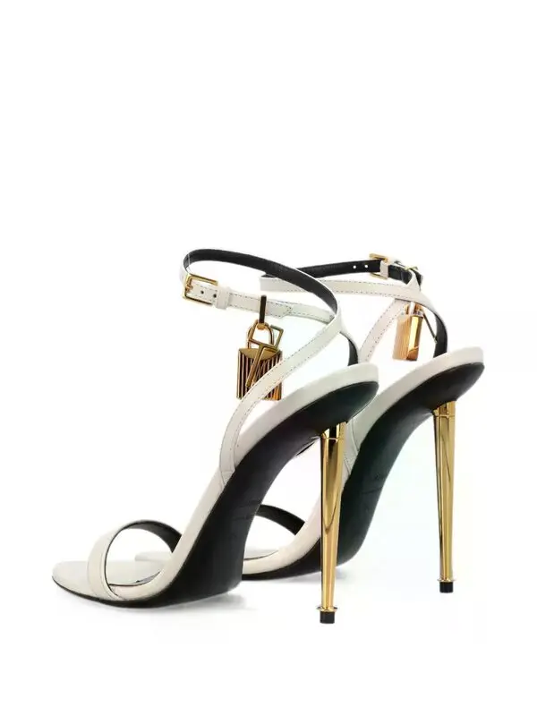 TOM FORD Lock-pendant Stiletto-heel Sandals
