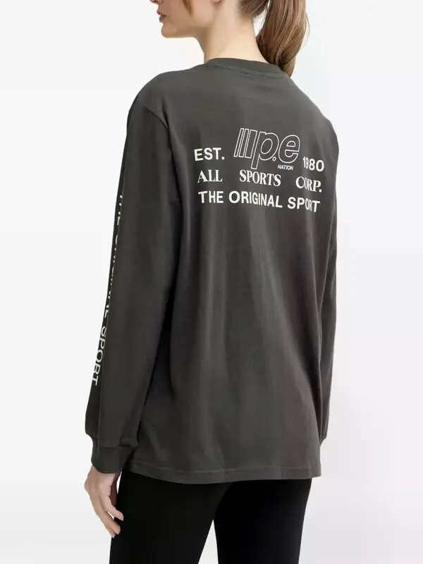 P.E Nation Logo-print Long-sleeve T-shirt